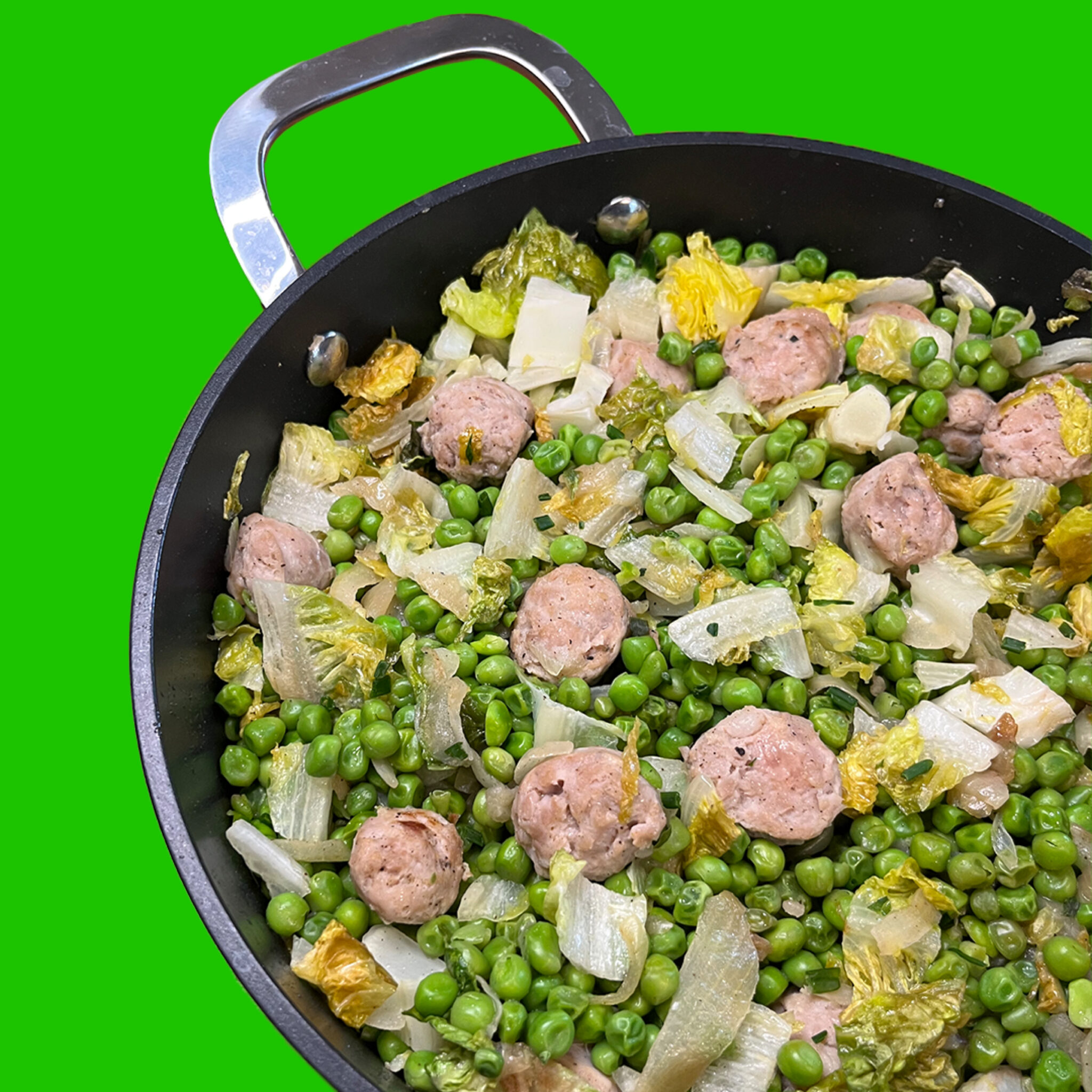 PETIT POIS SAUCISSE SUCRINE - Idée Diner